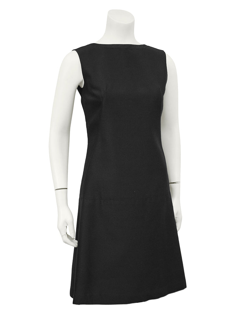 Black Cocktail Shift Dress – Vintage Couture