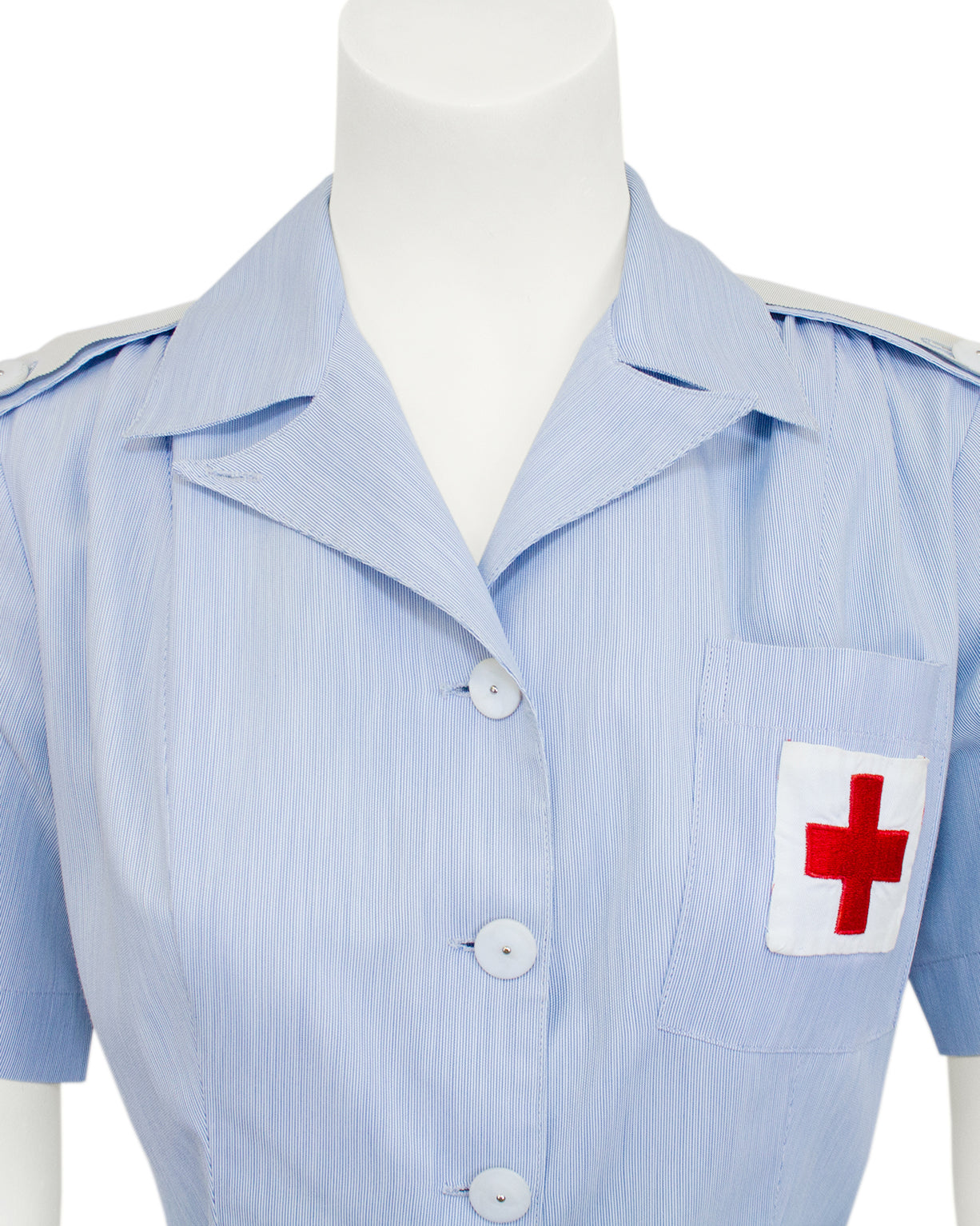 Blue American Red Cross Volunteer Uniform Mint Condition – Vintage Couture