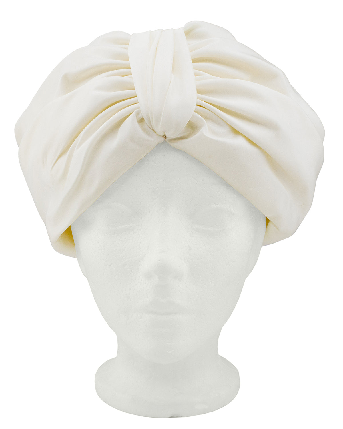 Cream Silk Turban – Vintage Couture
