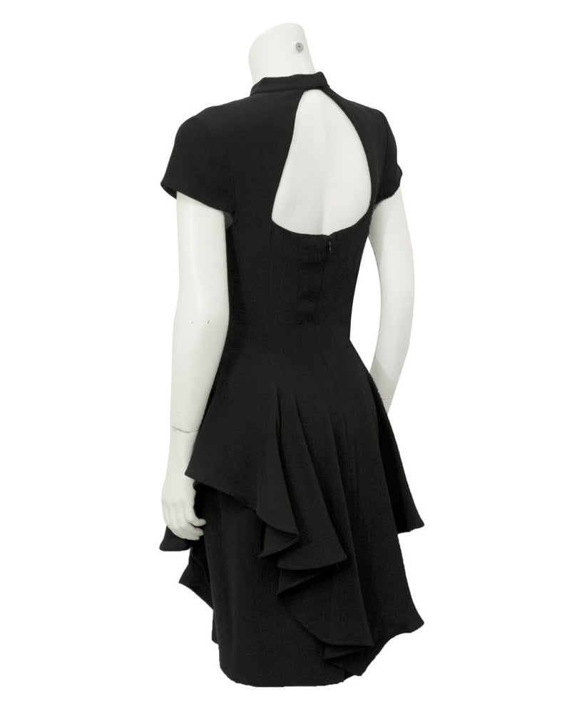 Black open back dress – Vintage Couture